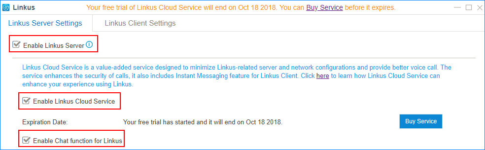 Linkus Cloud Service Guide